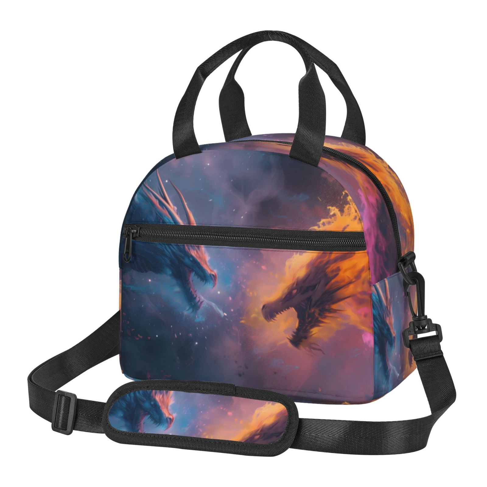 Qekee Watercolor Sky Dragon for Lunch Box for Women and men, Insulated ...