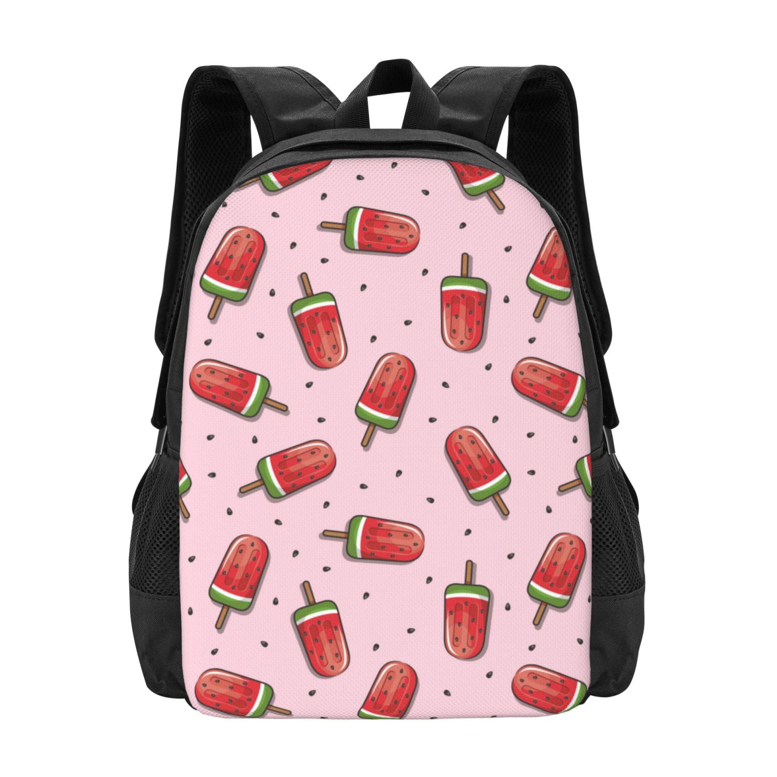Qekee Watermelon Ice Cream for Travel Laptop Backpack for womem and men ...