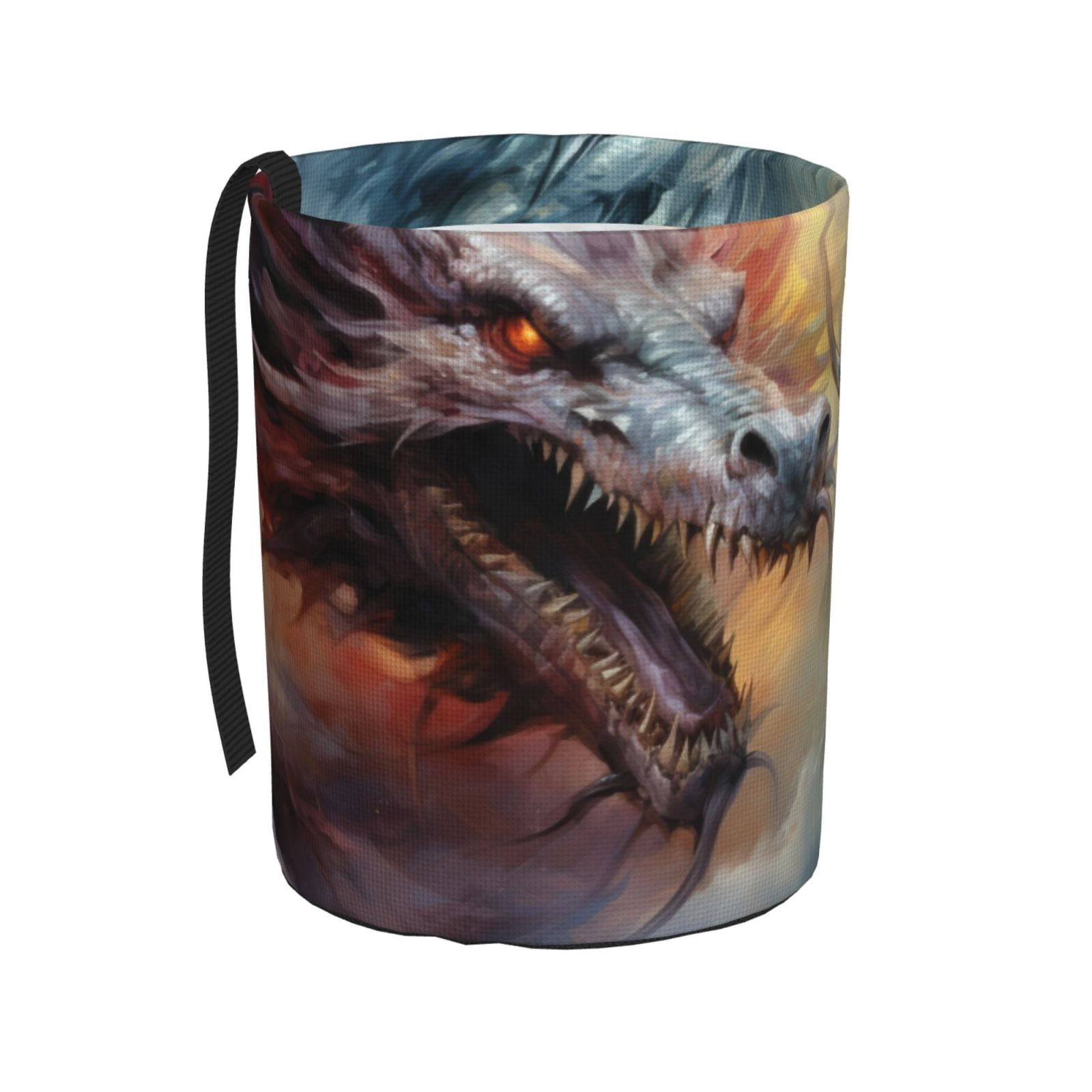 Qekee White And Red Storm Dragon Print Automotive Waterproof Portable ...