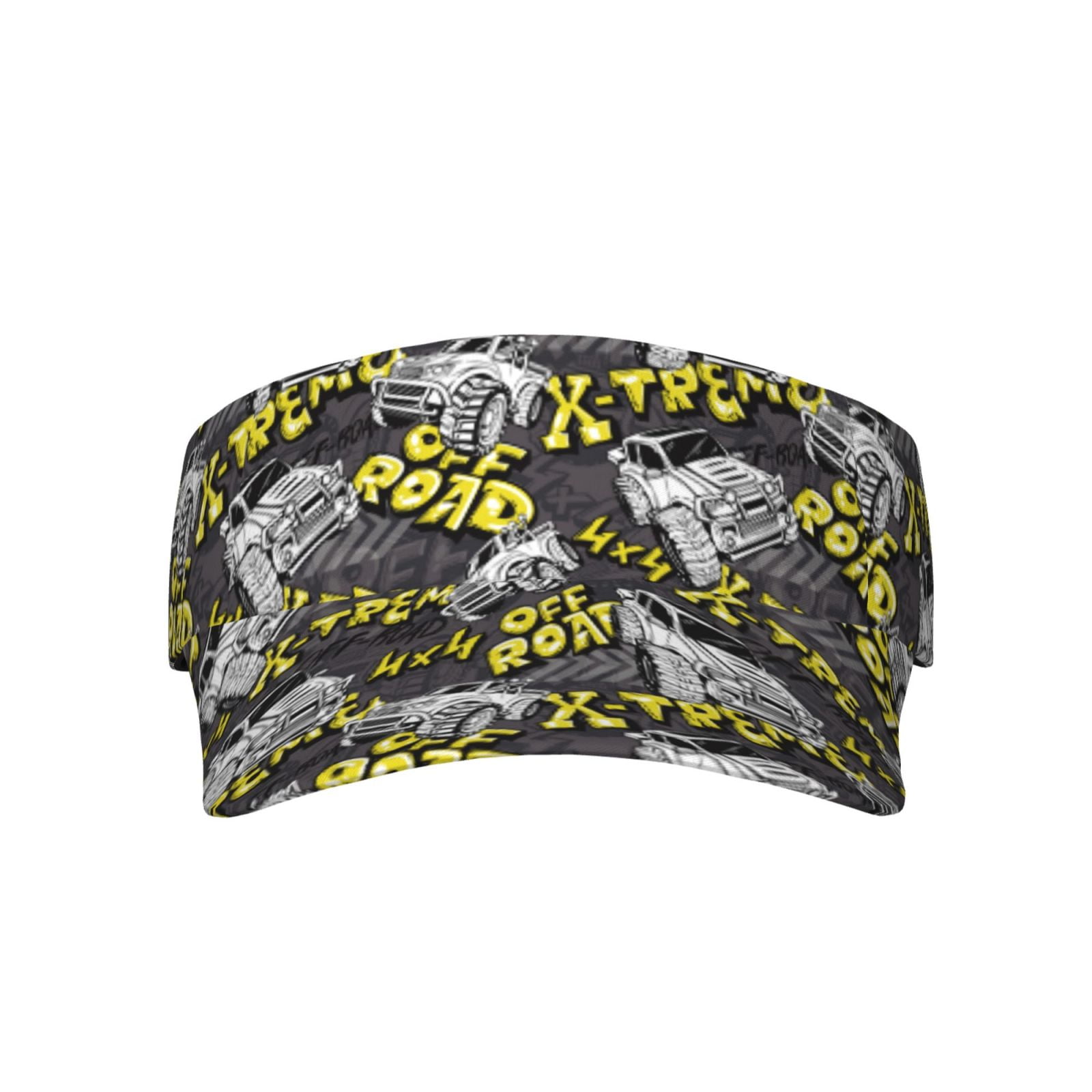 Qekee White Retro Off-Road Vehicle Adult Sun Protection Cap, Sun Hat ...