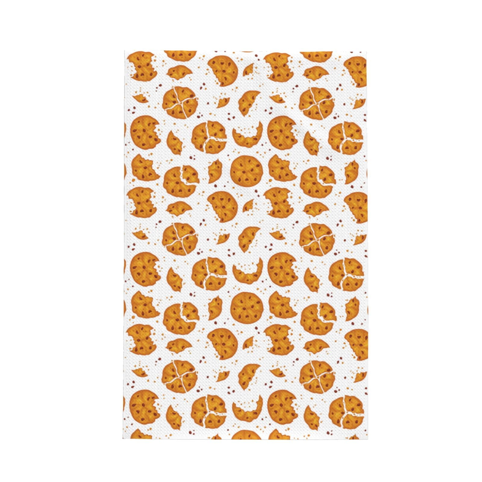 Qekee Yellow Biscuit Qekee {designName} Patten Kitchen Towels, Dish ...