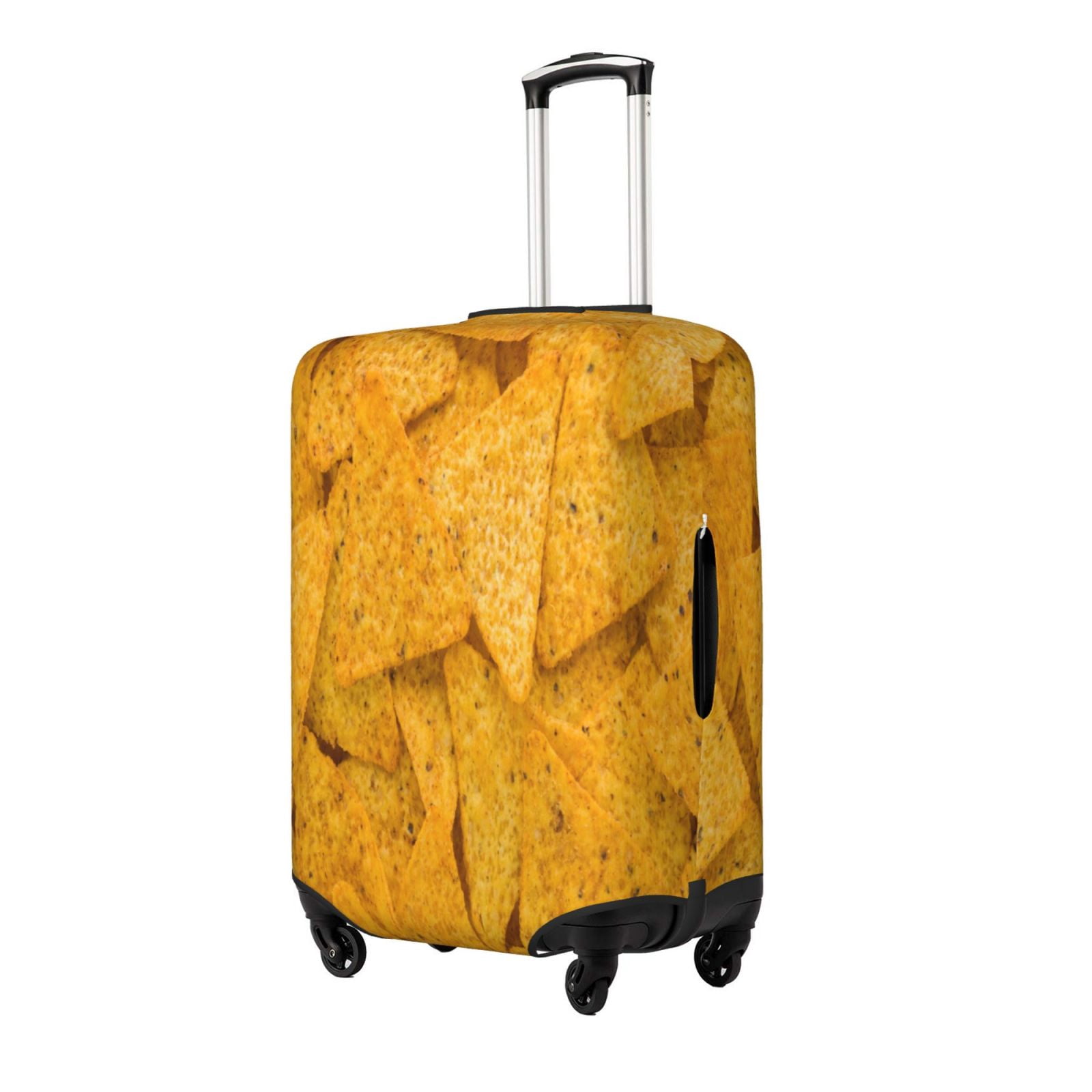 Qekee Yellow tortilla Print Elastic Luggage Cover, Double-sided Print ...