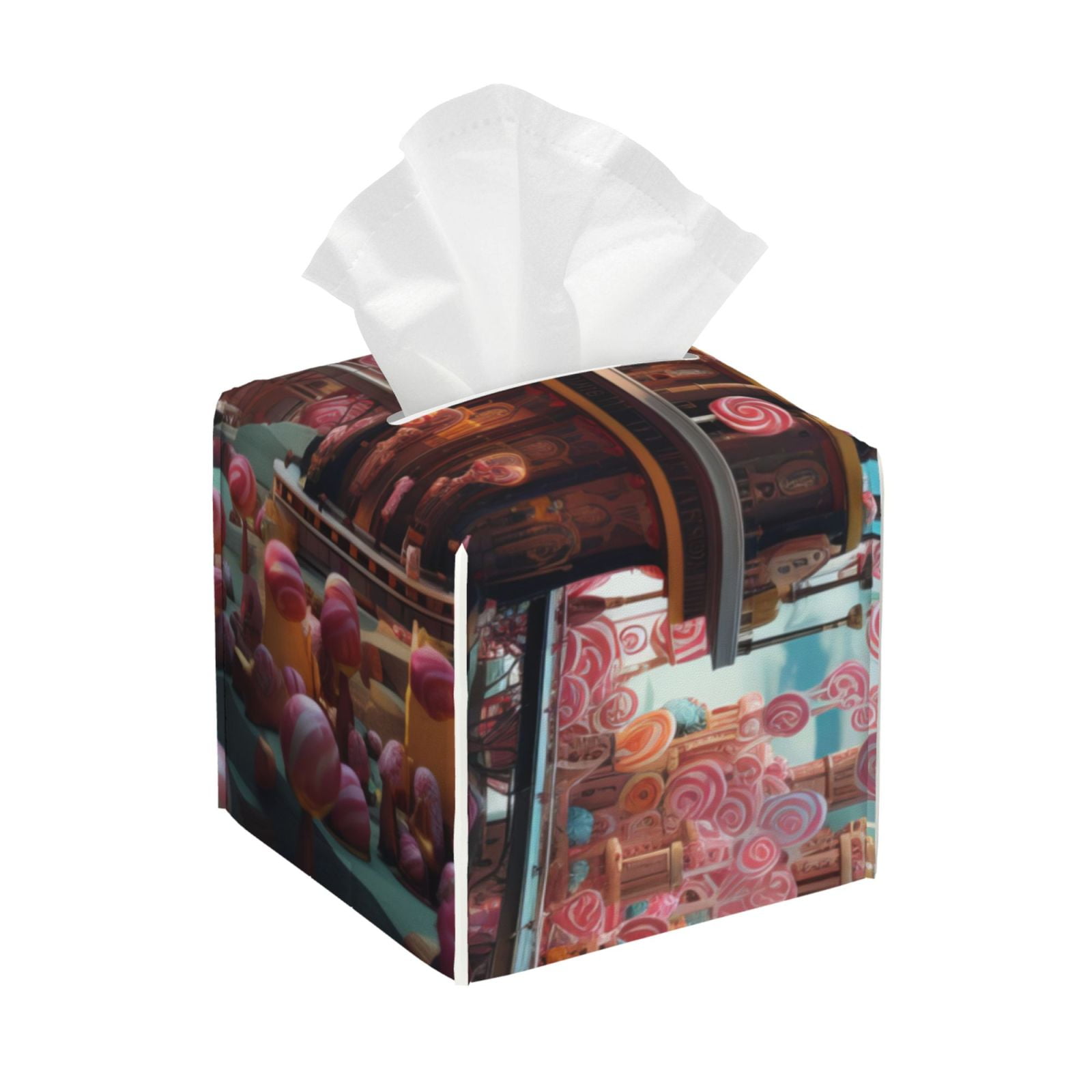 Qekee fairy-tale-world-with-delicious-candy for Tissue Box Cover Holder ...
