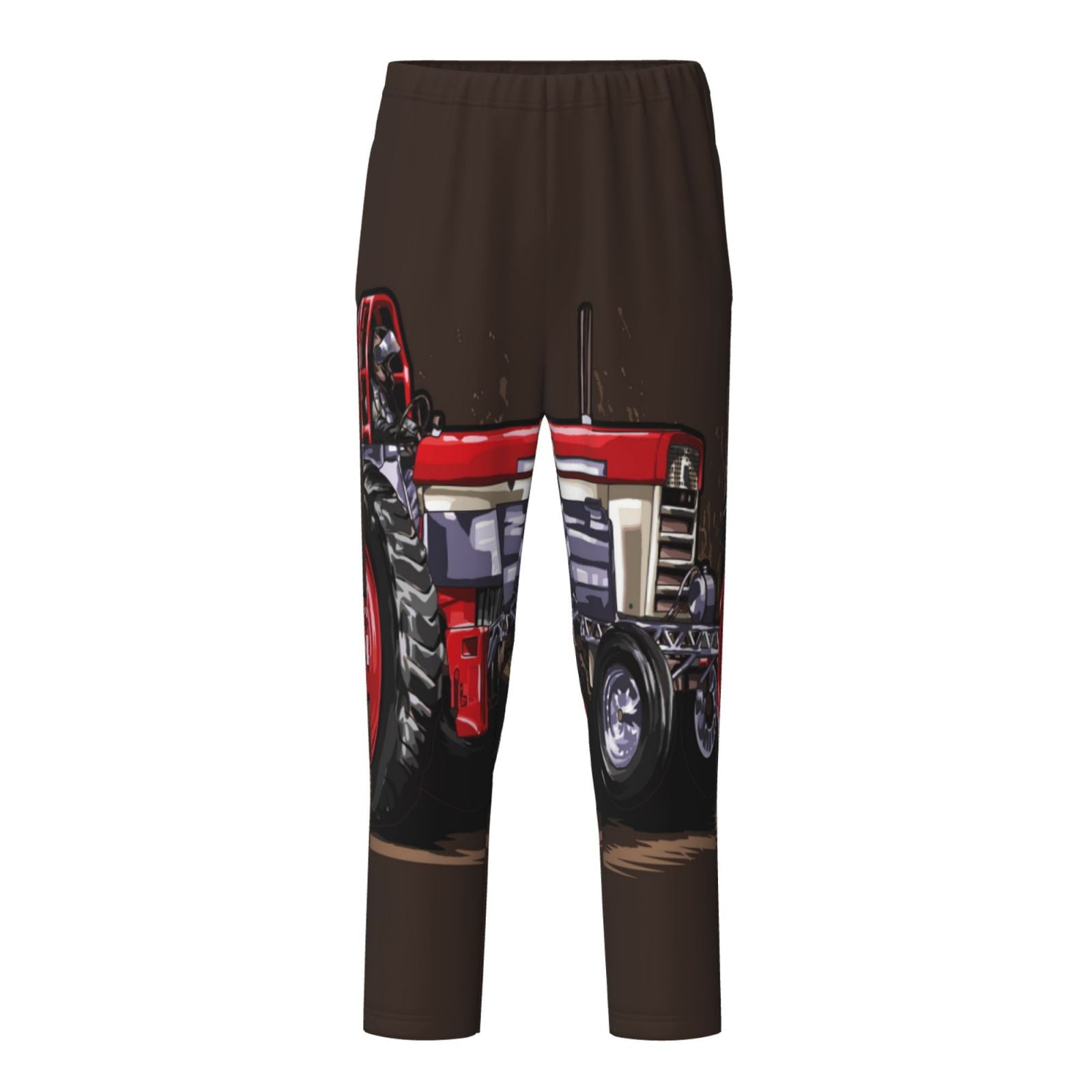 Qekee red tractor Print Teenagers' Pajama Pants,Lounge Pants for Teens ...
