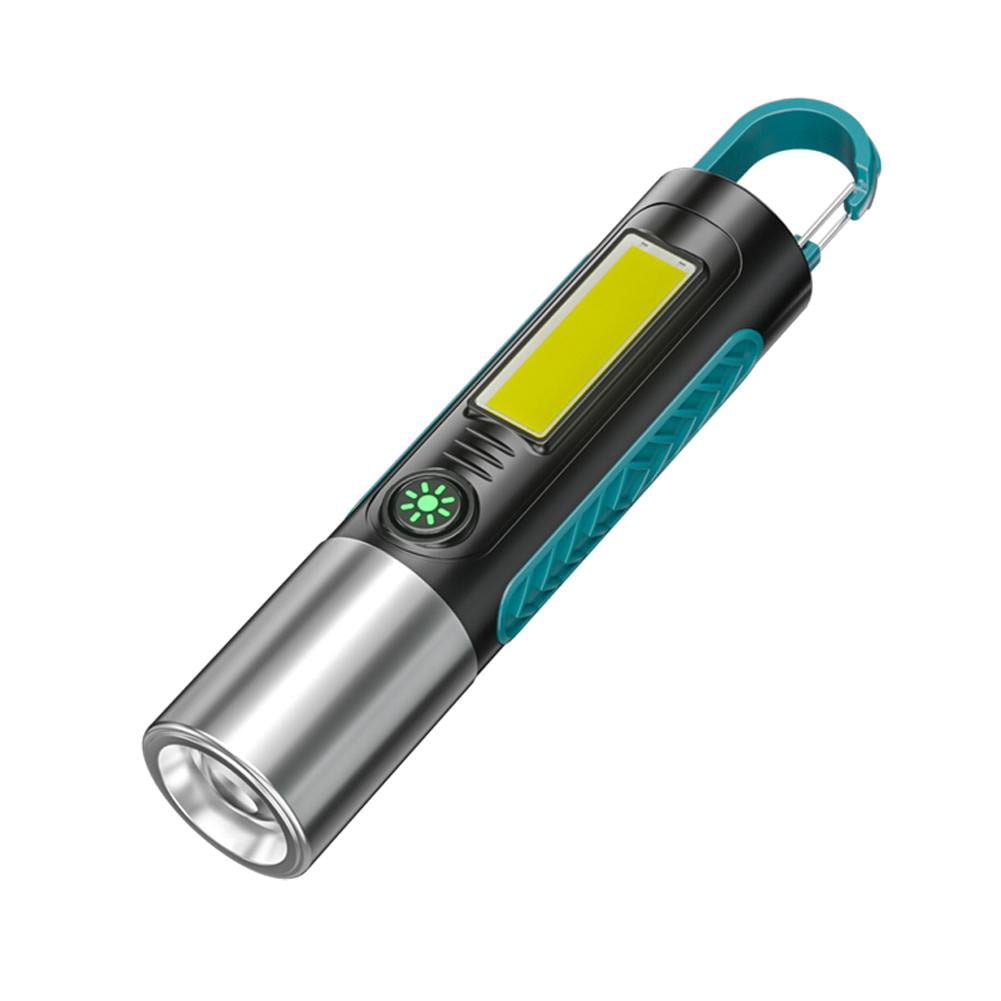 QenASHaing 1200 Lumen LED Flashlight with COB Side Light, Telescopic ...