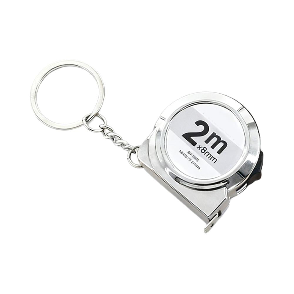 QenASHaing 2-Meter Mini Tape Measure with Keychain, Smooth Retractable ...
