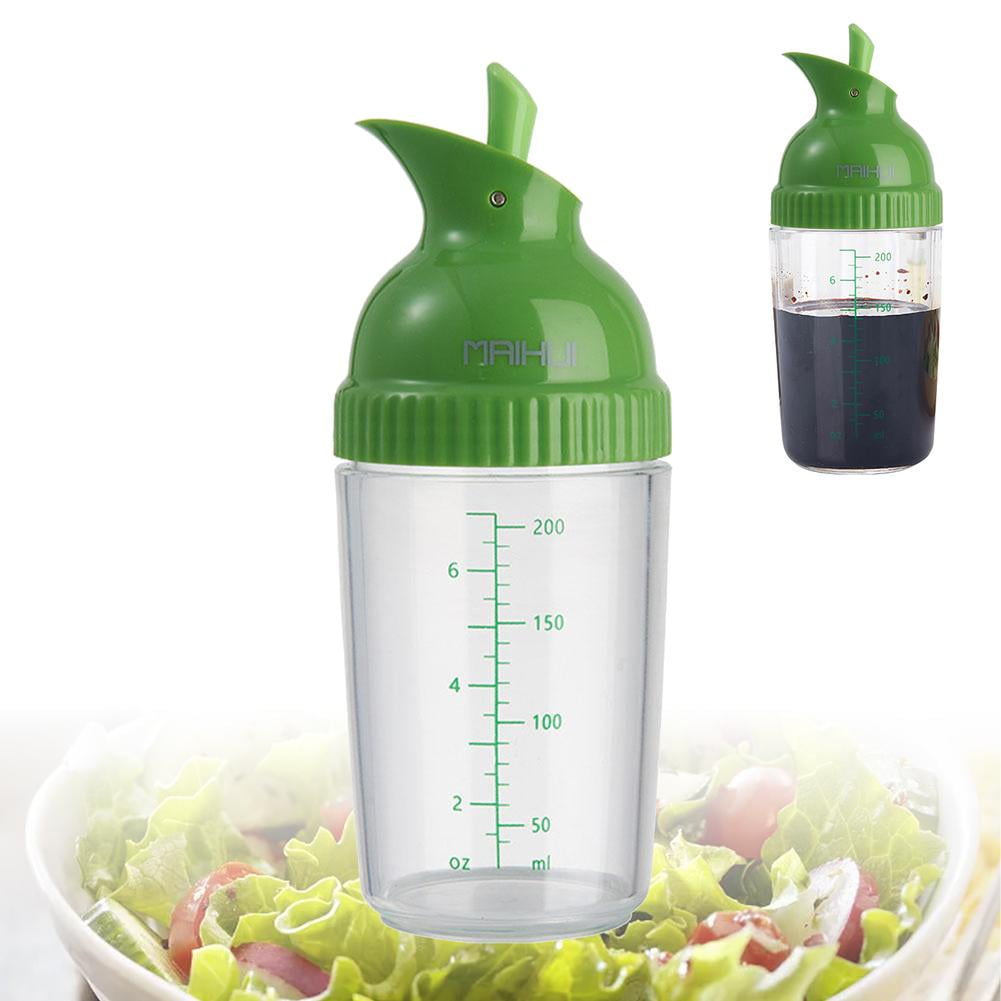 QenASHaing 200ml Salad Dressing Bottle with Measurement Marks, Precise ...