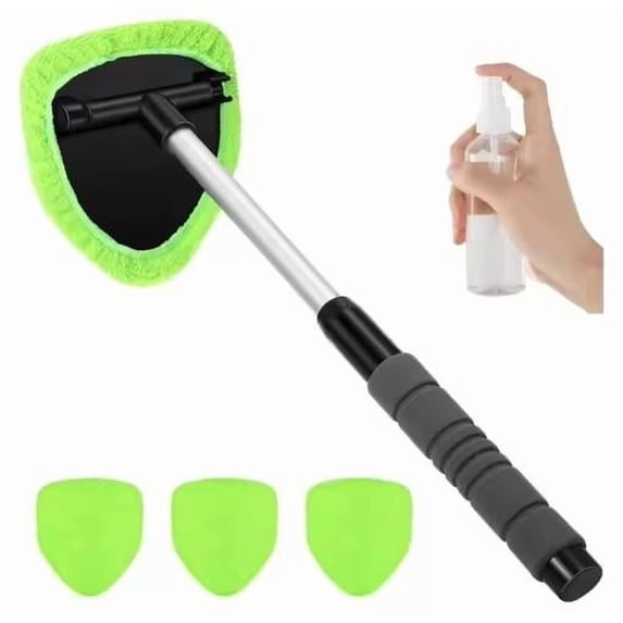 QenASHaing 28-48 Inch Extendable Windshield Cleaner with 3 Microfiber ...