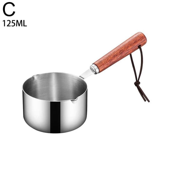QenASHaing 304 stainless steel milk pot, nonstick easy-clean with smoke ...