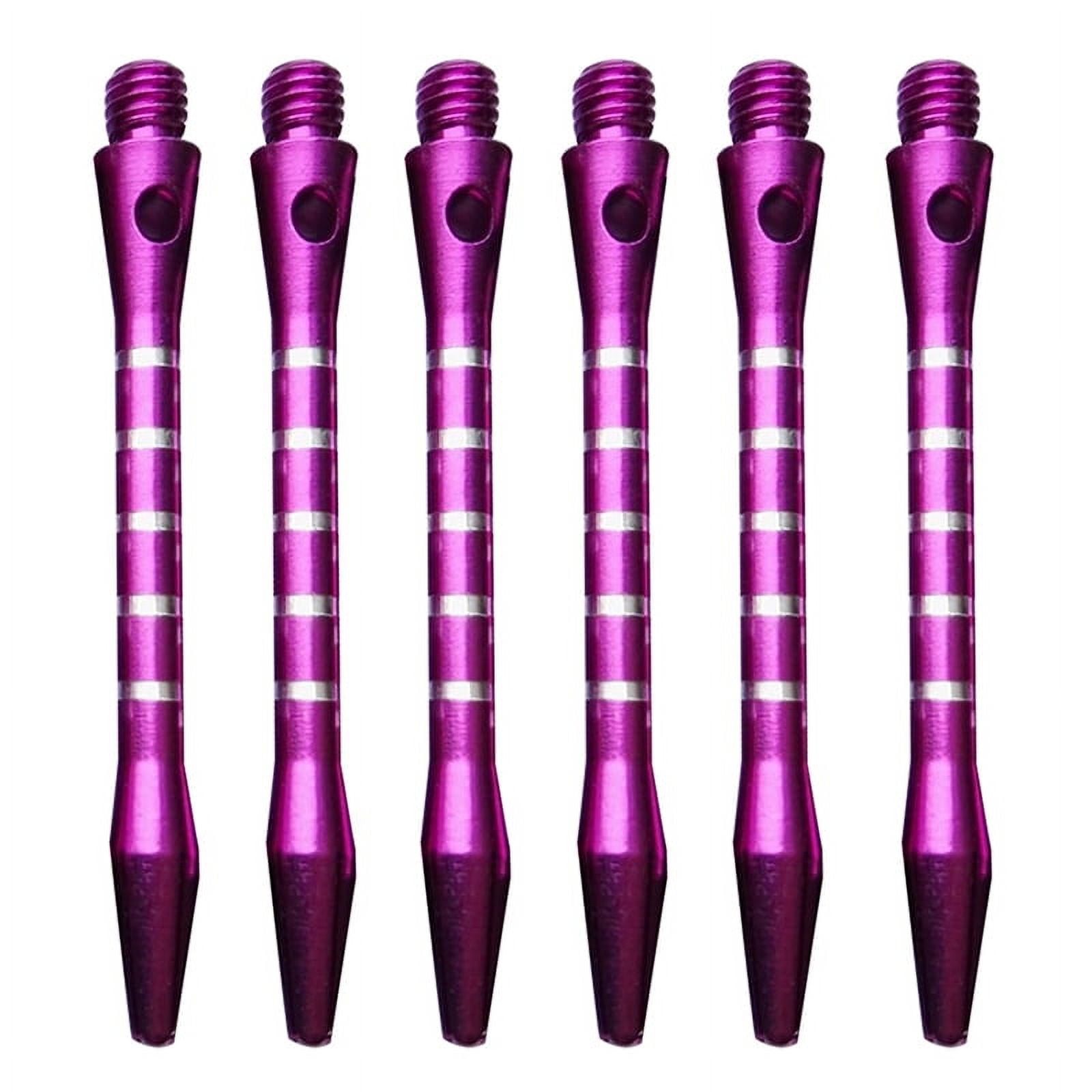 QenASHaing 6-Pack Aluminum Alloy Throwing Darts, Durable Color-Engraved ...