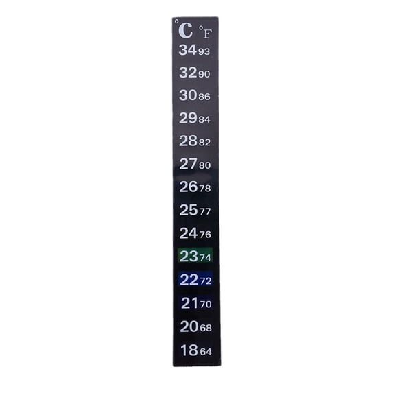 QenASHaing Adhesive Digital Thermometer with Clear LCD Display for ...