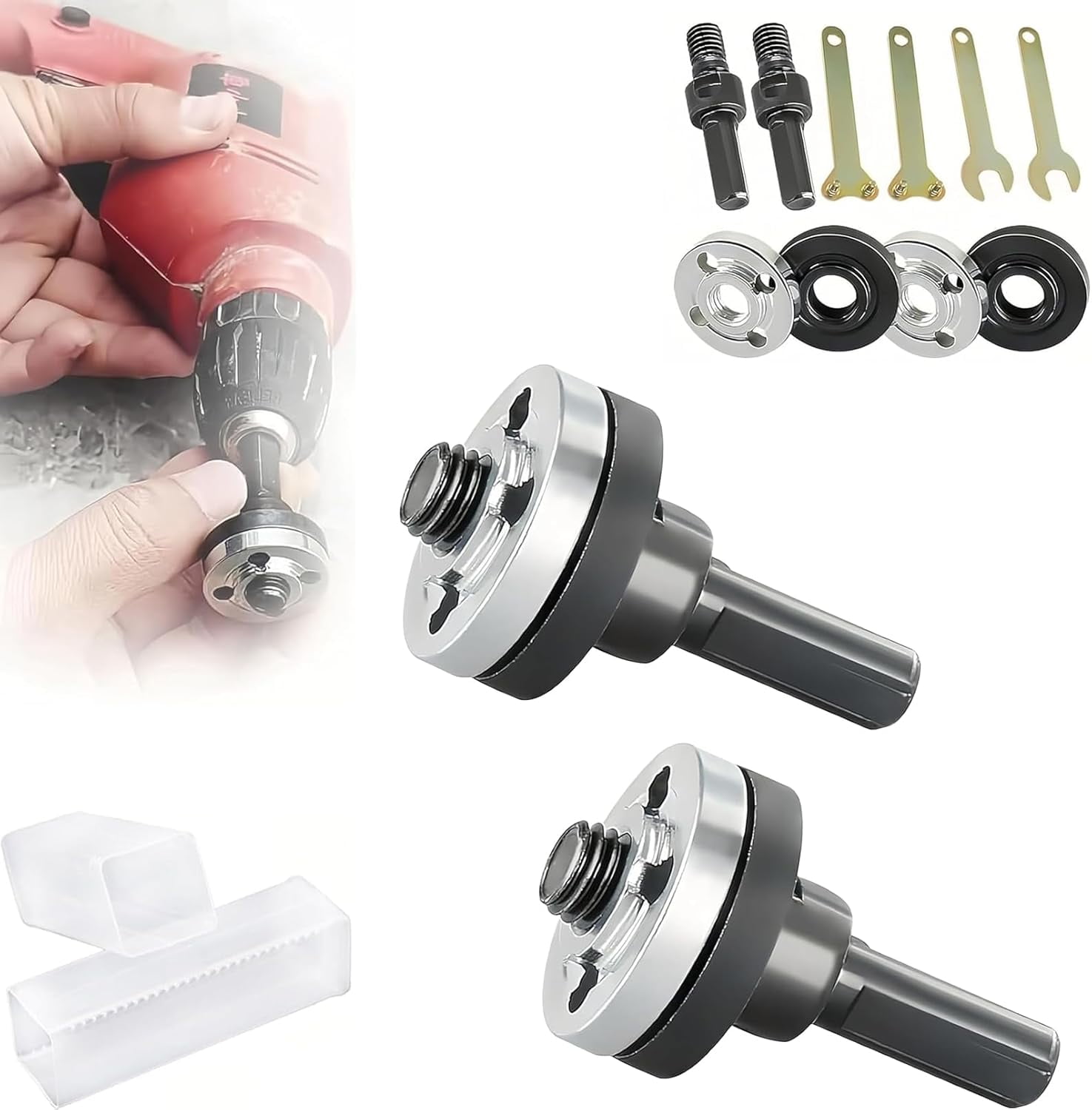 QenASHaing Angle Grinder Connecting Rod Set, 10mm Conversion Angle ...
