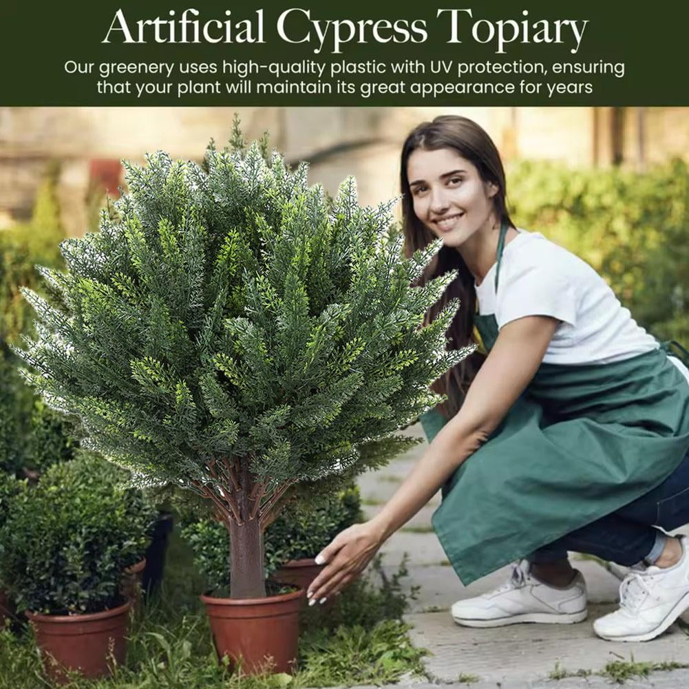 QenASHaing Artificial Topiary Ball With Lavender Flowers UV Resistant ...