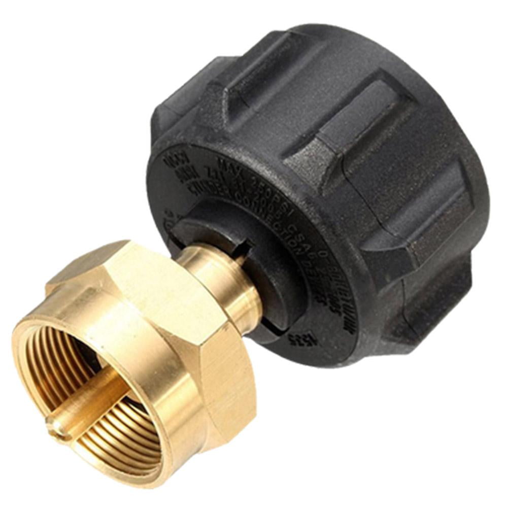 QenASHaing Brass propane refill adapter for 1 lb cylinders, heavy-duty ...