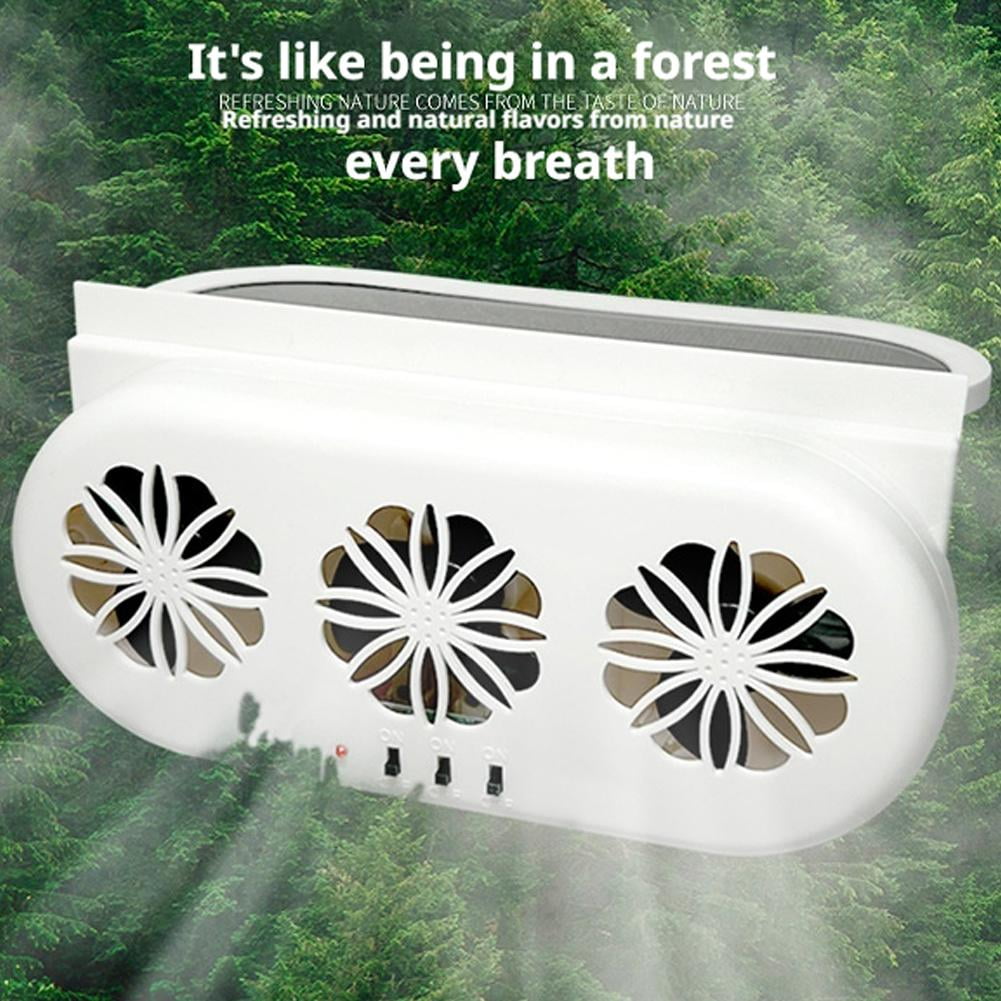 QenASHaing Car Solar Powered Window Exhaust Fan Purifier,Window Fans ...