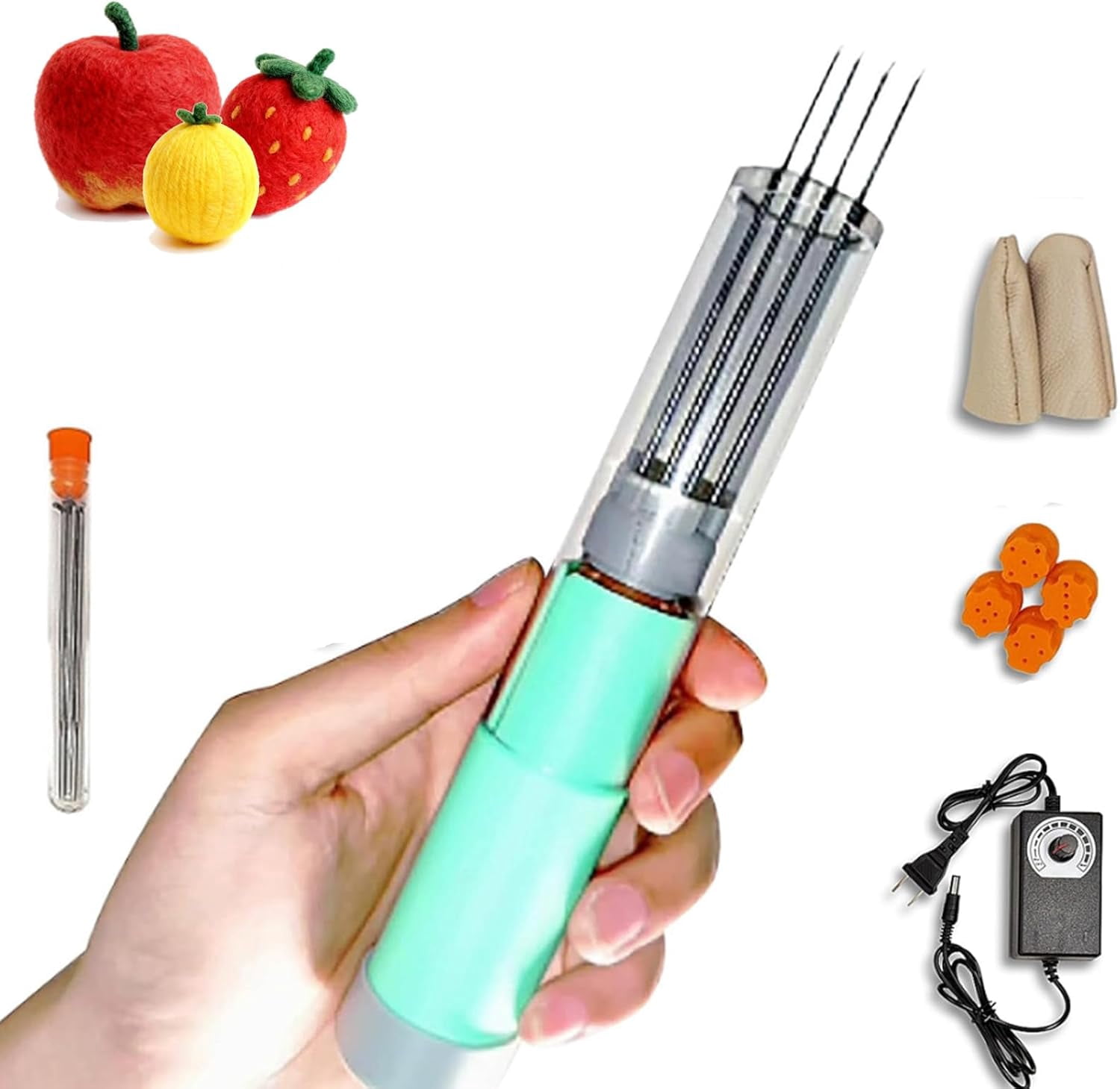 QenASHaing Electric Needle Felting Machine, Wool Felting Tool, 7-Needle ...