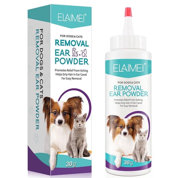 QenASHaing Gentle Ear Cleaning Powder for Dogs, Soothing & Odor ...