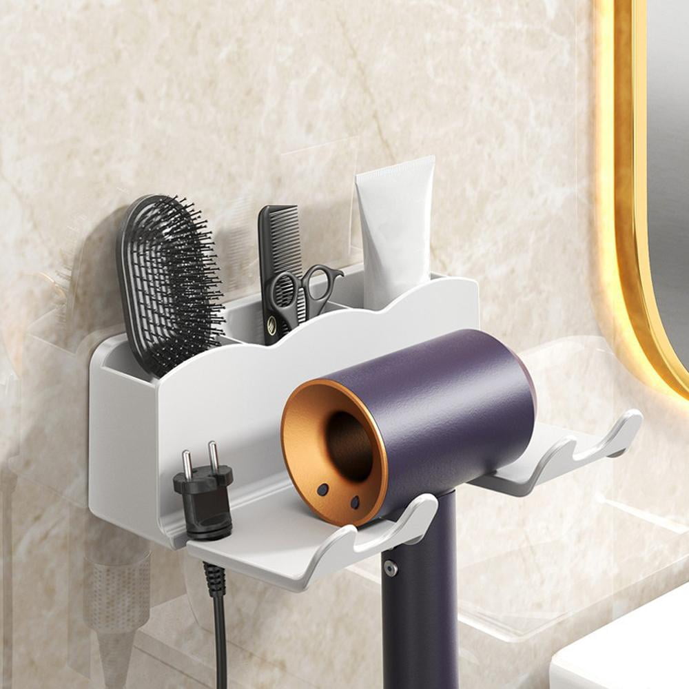 QenASHaing Multi-functional wall-mounted rack securely holds your hair ...