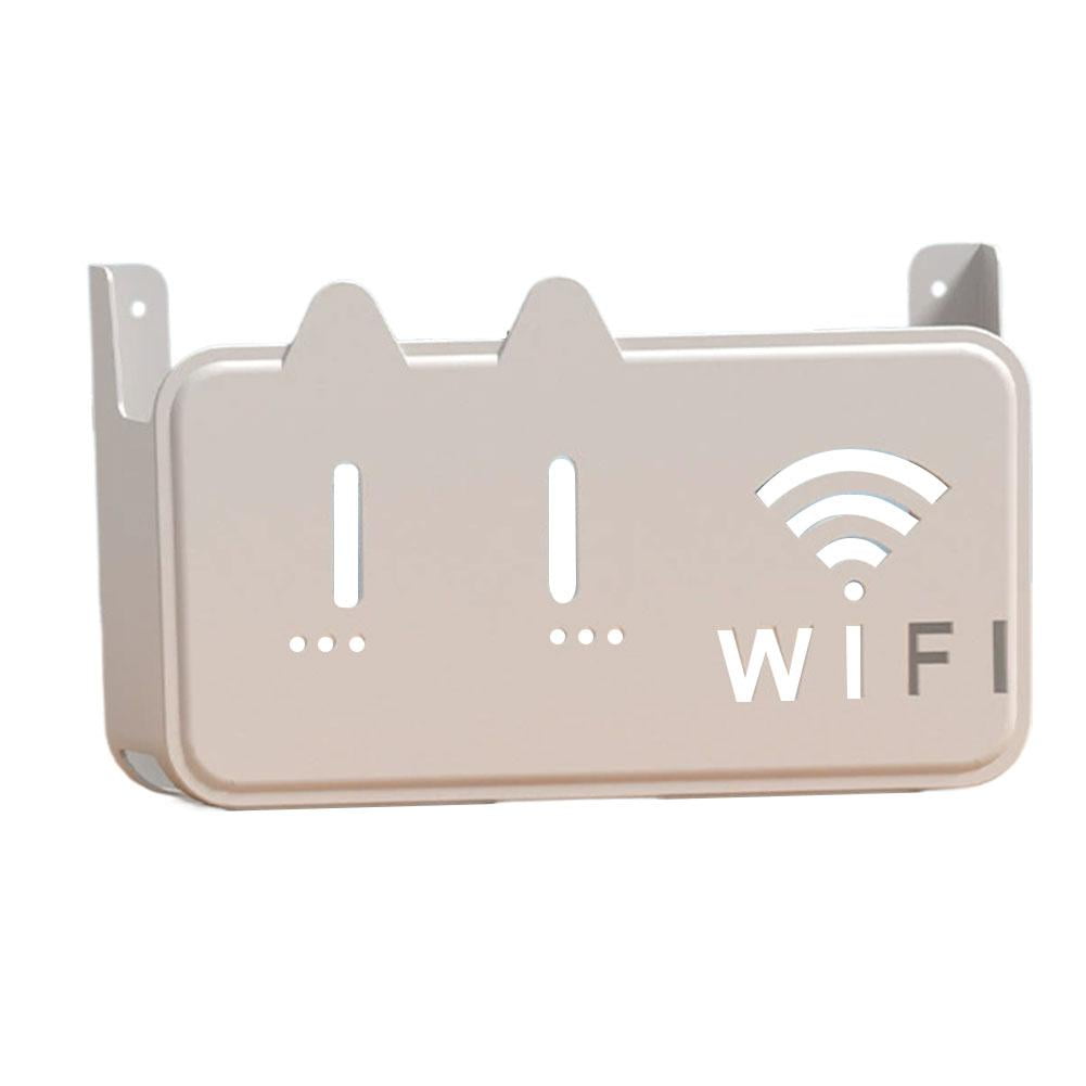QenASHaing Plastic Router Storage Box with Cable Holes, Hidden Wiring ...