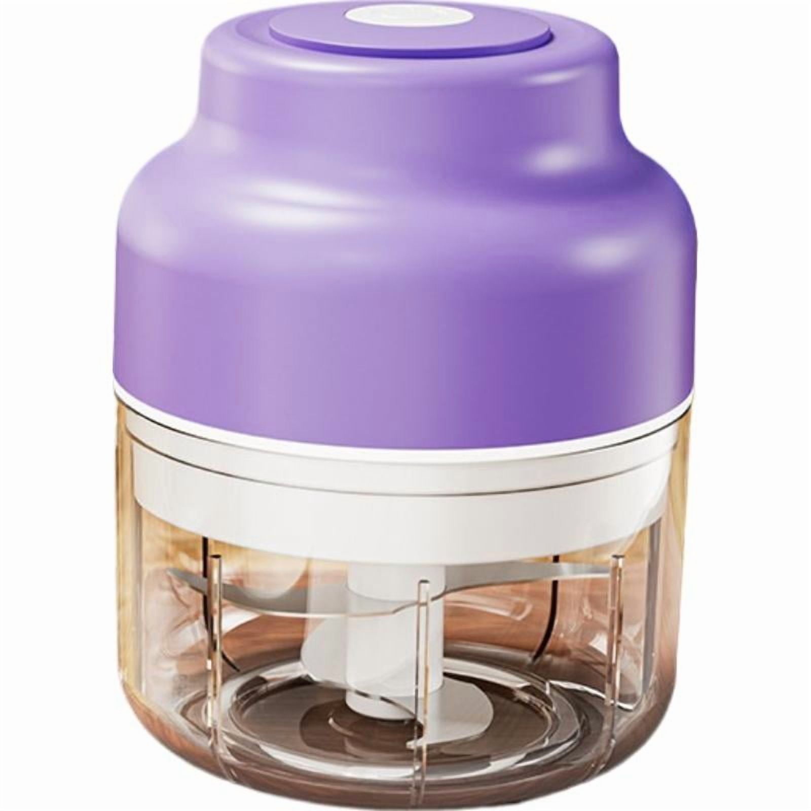 QenASHaing Portable Mini Food Processor 350ml 23W USB Charging, One ...