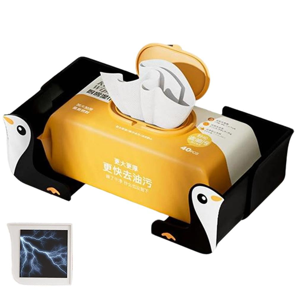 QenASHaing Retractable Wall-Mounted Tissue Dispenser with Compact ...