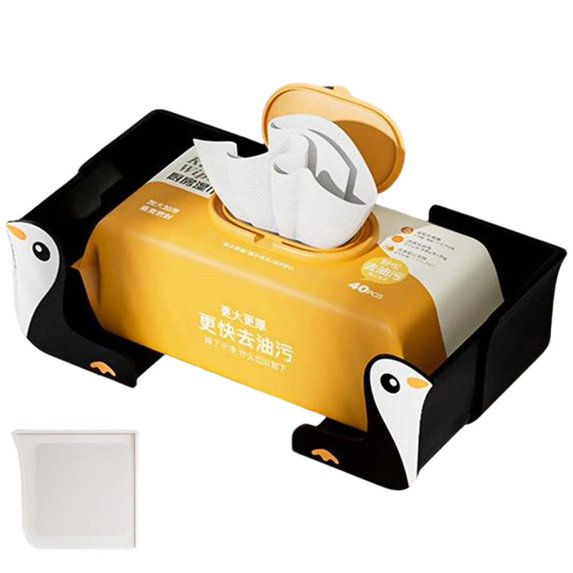 QenASHaing Retractable Wall-Mounted Tissue Dispenser with Compact ...