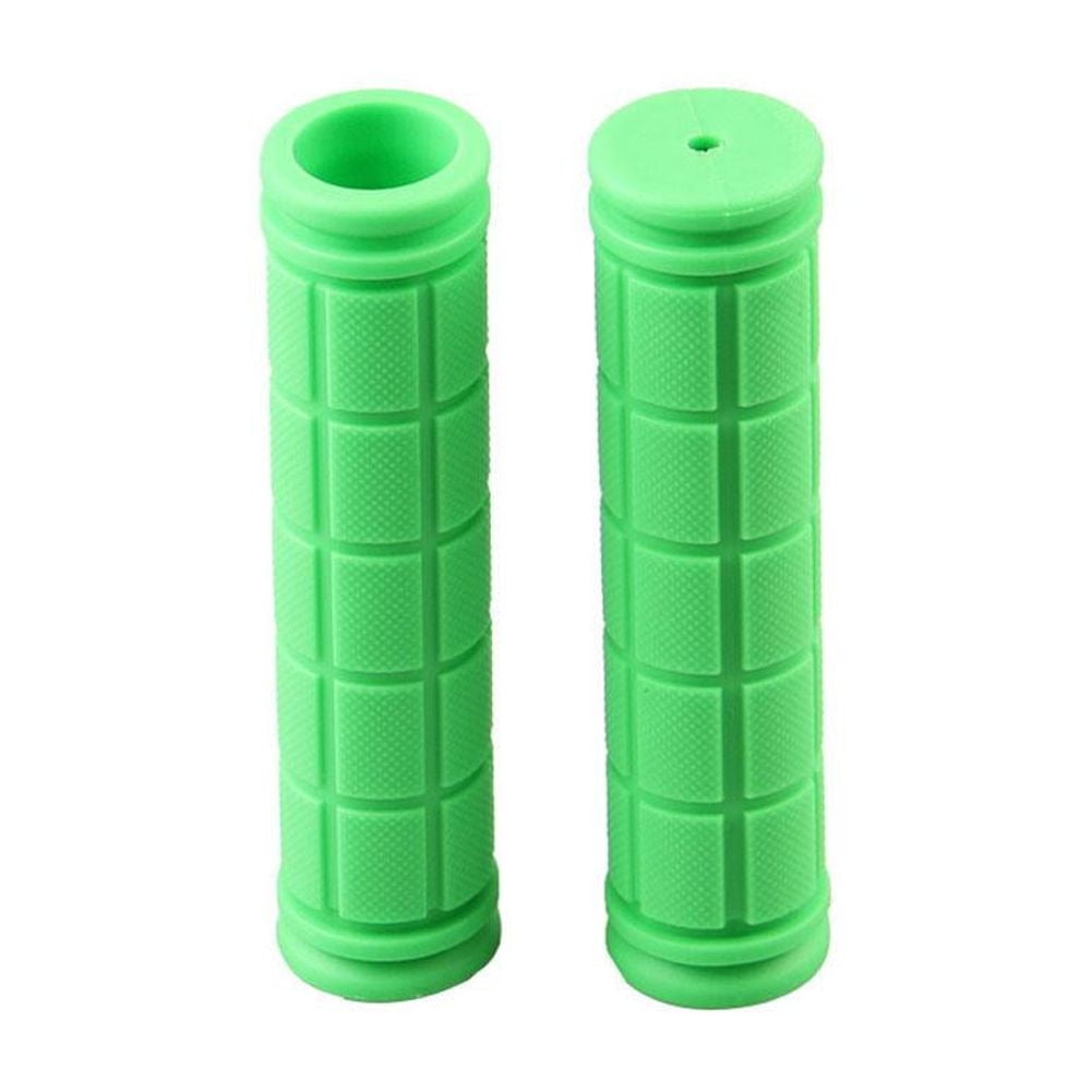 QenASHaing Soft Rubber Bicycle Grips, 4.88 Inch Shock-Absorbing Anti-Slip Handles, for Mountain ...