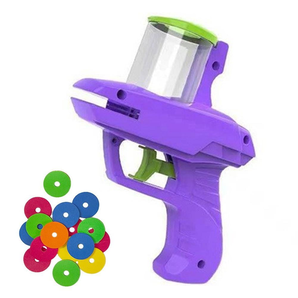 QenASHaing UFO Cat Launcher Kit with 15 Light-Up Discs, Soft Bite ...