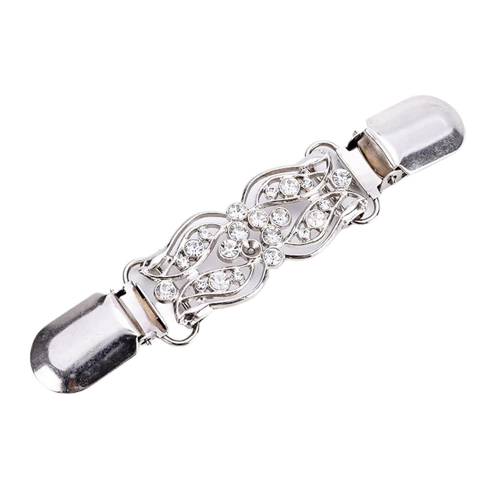 QenASHaing Vintage Alloy Dress Clip Back Cinch 3.5 Inch, Anti-Slip ...