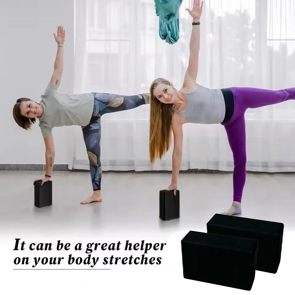 QenASHaing Yoga Blocks Set of 2 Gym Bricks EVA Foam Fitness Yoga Bricks ...