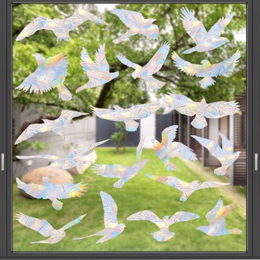 Window Flakes 60 Etched Glass Safety Windows Stickers for Glass 2 ...