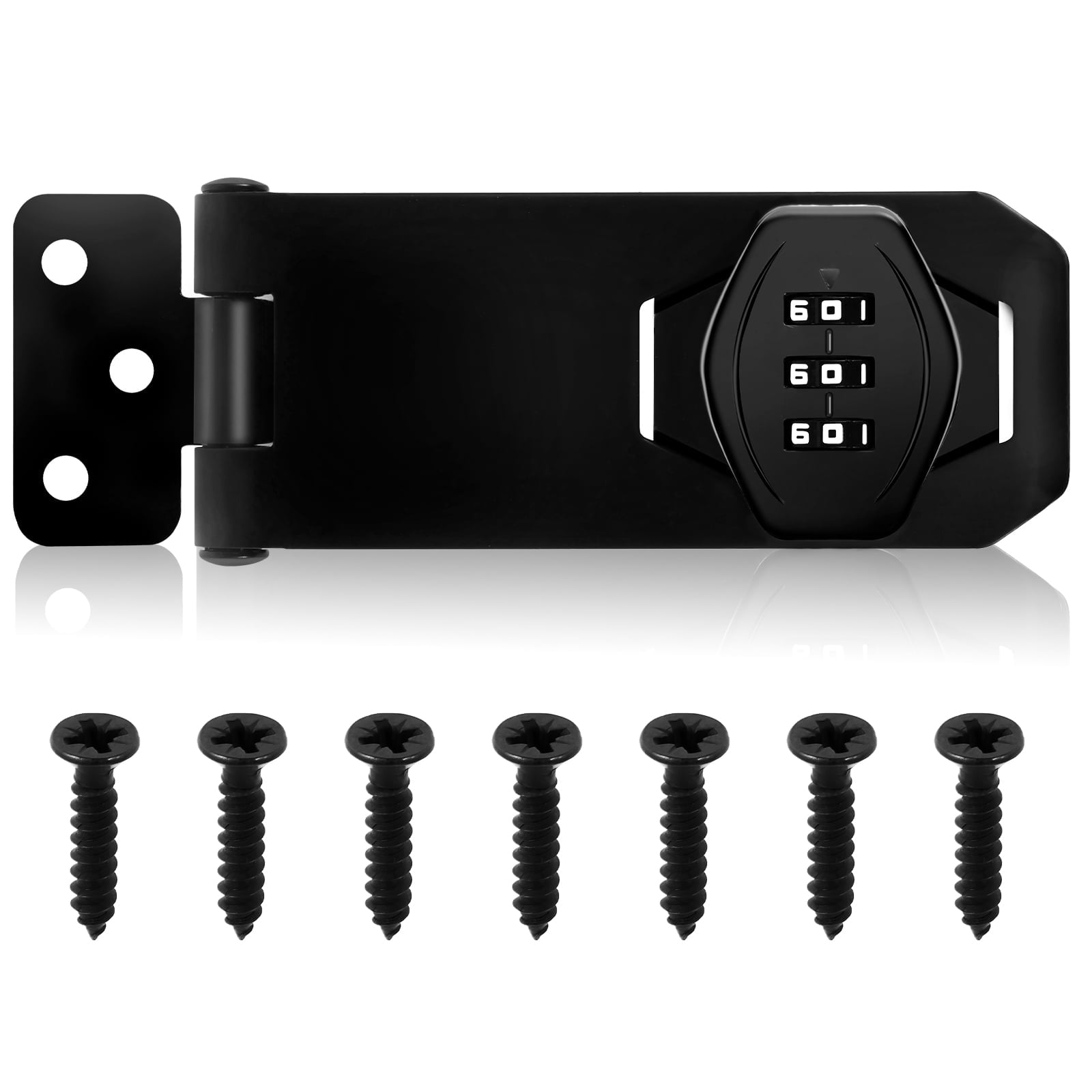 Qenwkxz Keyless 3-Digit Combination Lock with Twist Knob for Cabinet ...