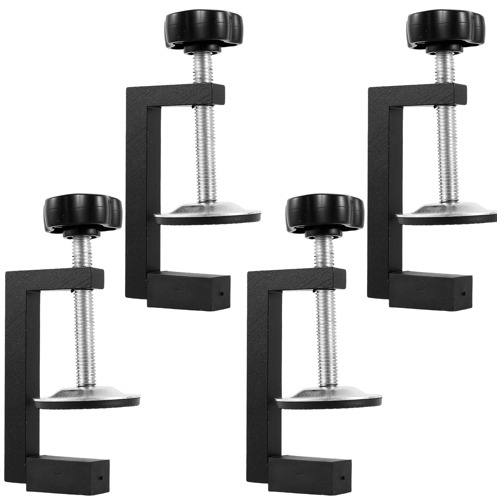 Qenwkxz 4Pcs Woodworking G Clamp Adjustable Table F Clamp Portable Wood ...