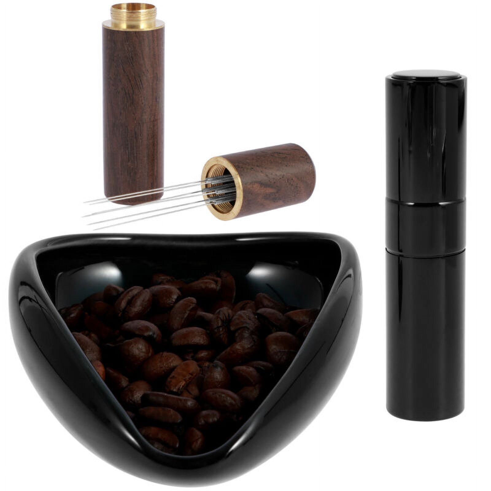 Qenwkxz Coffee Bean Dosing Cup and 8ml Spray Bottle Set Ceramic Dosing ...