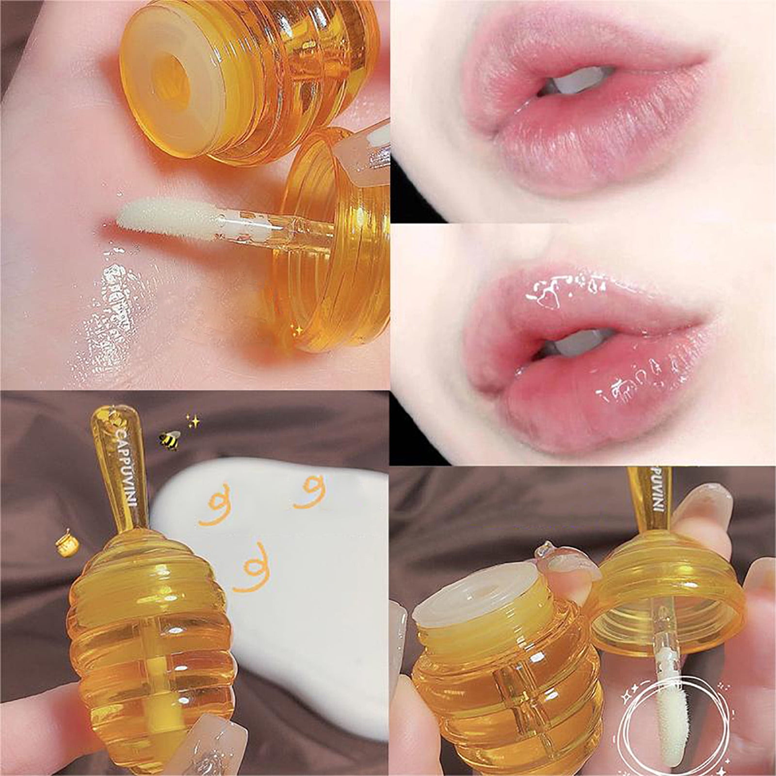 Qepwscx Lip Oil Moisturizing Lip Lipstick With Lip Brush Inside Nourishing Wrinkle Lip Hydrate