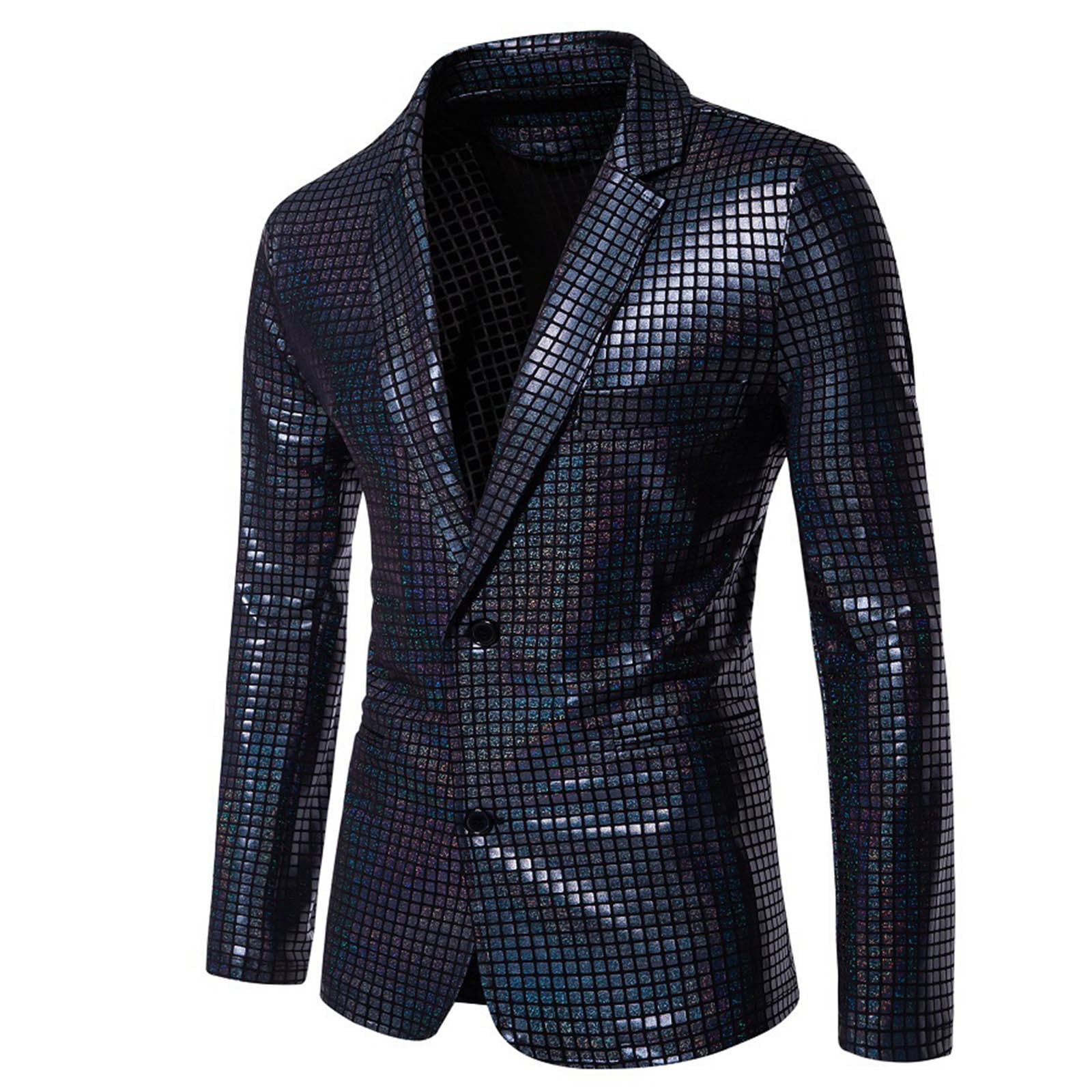 Qepwscx Mens Tails Slim Fits Tailcoat Sequin Dress Coat Swallowtail ...