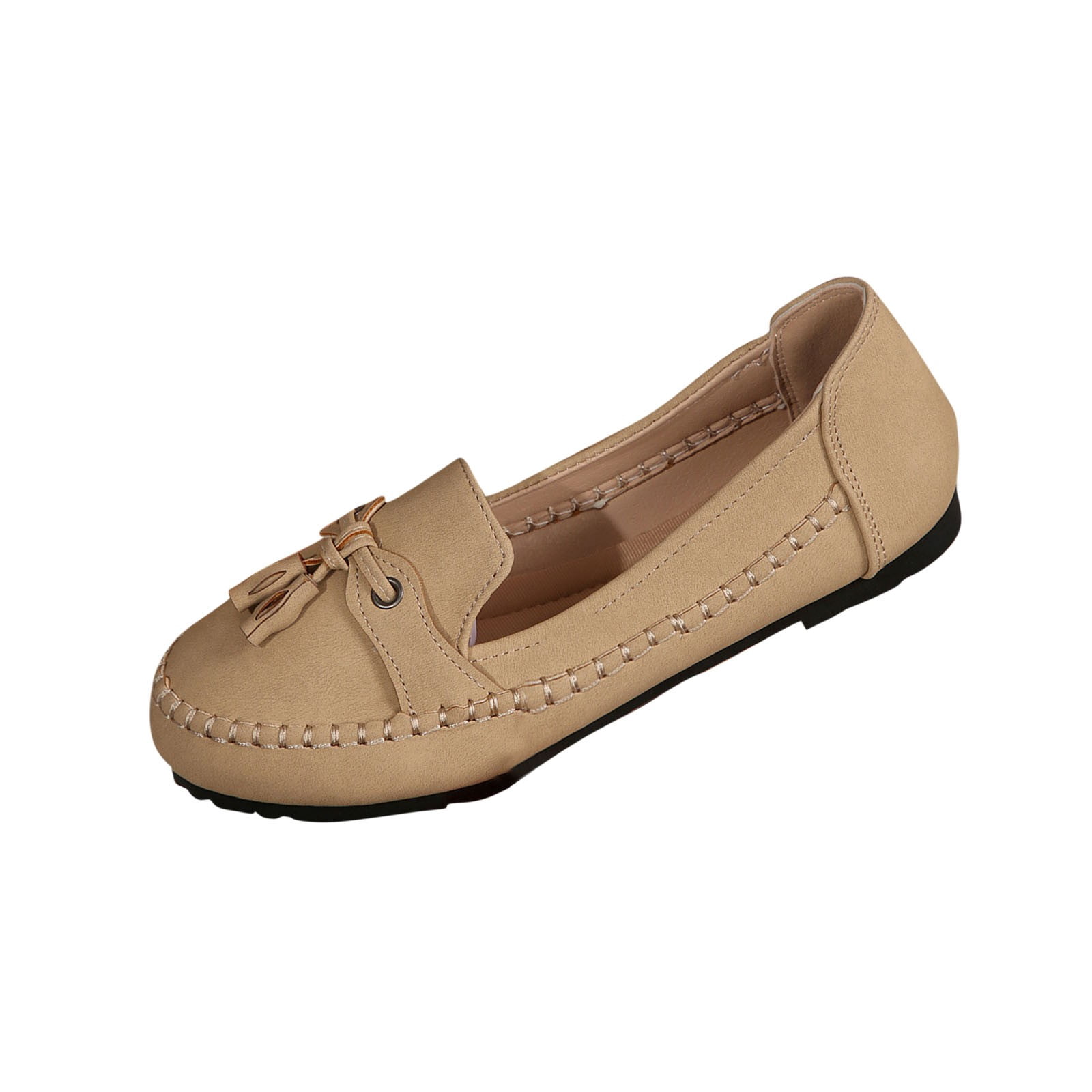 Qepwscx Women's Breathable Flats Shoes, Soft Loafers Flats, Slip on ...