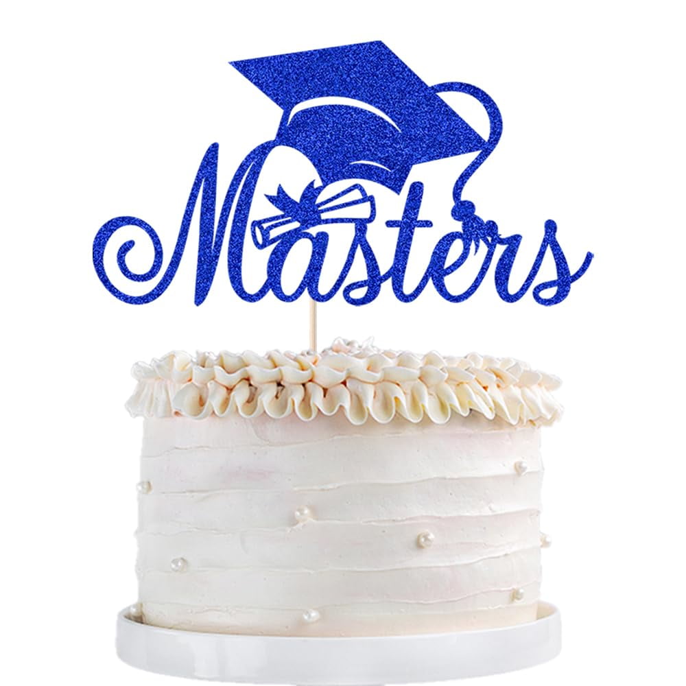 Qertesl Masters Cake SCH4 Topper, 2025 graduation cake topper, Congrats ...