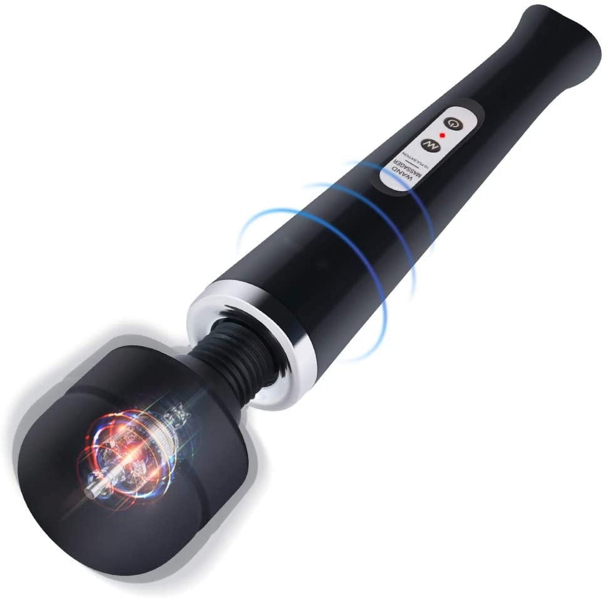 Qesai Cordless Personal Wand Electric Massager With 10 Powerful Pulse Settings Rechargeable