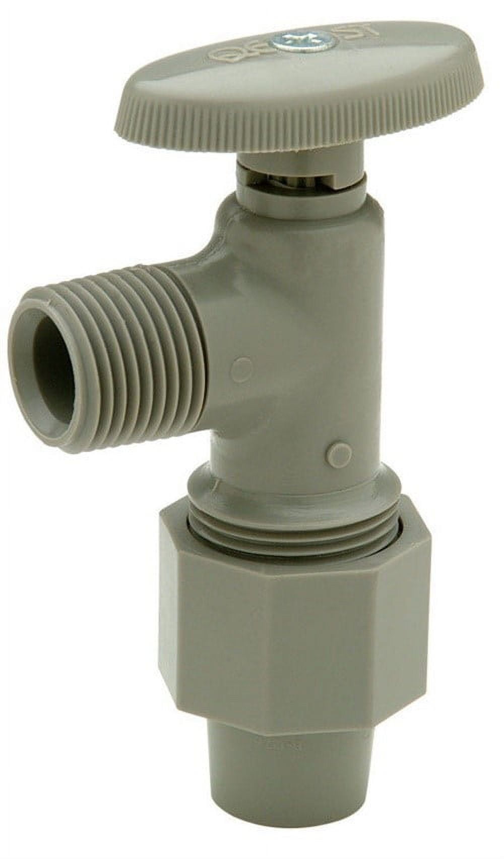 Zurn Qest 1/2 in. 3/8 in. Plastic Shut-Off Valve - Total Qty: 1 ...