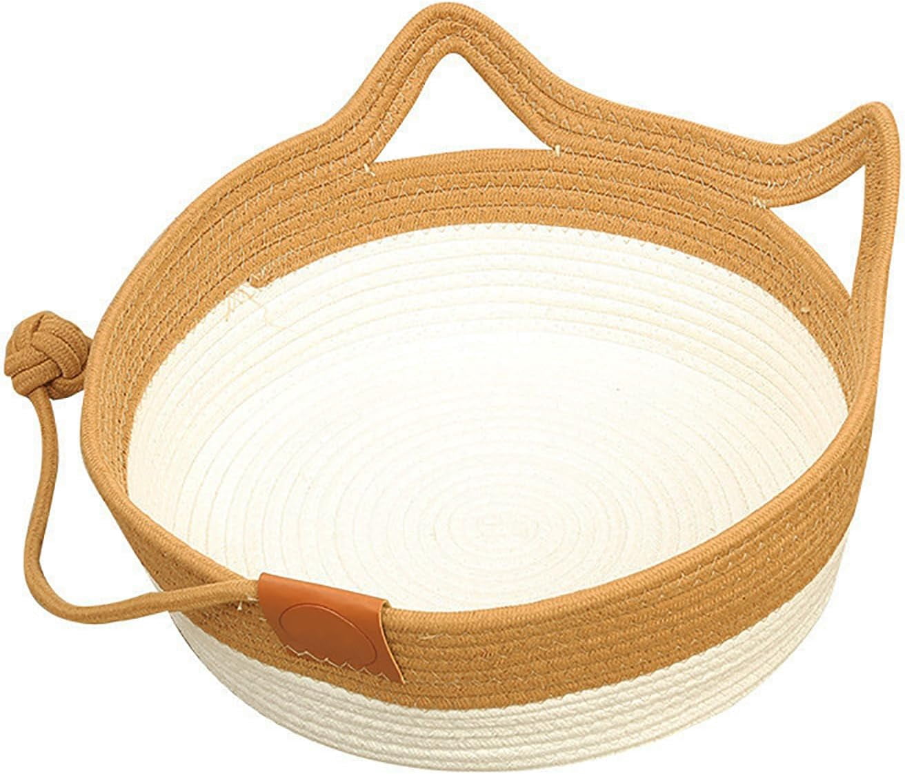 Qewlo Cutypet Cat Basket, Cutypet Cat Basket, Cotton Rope Woven Cats ...