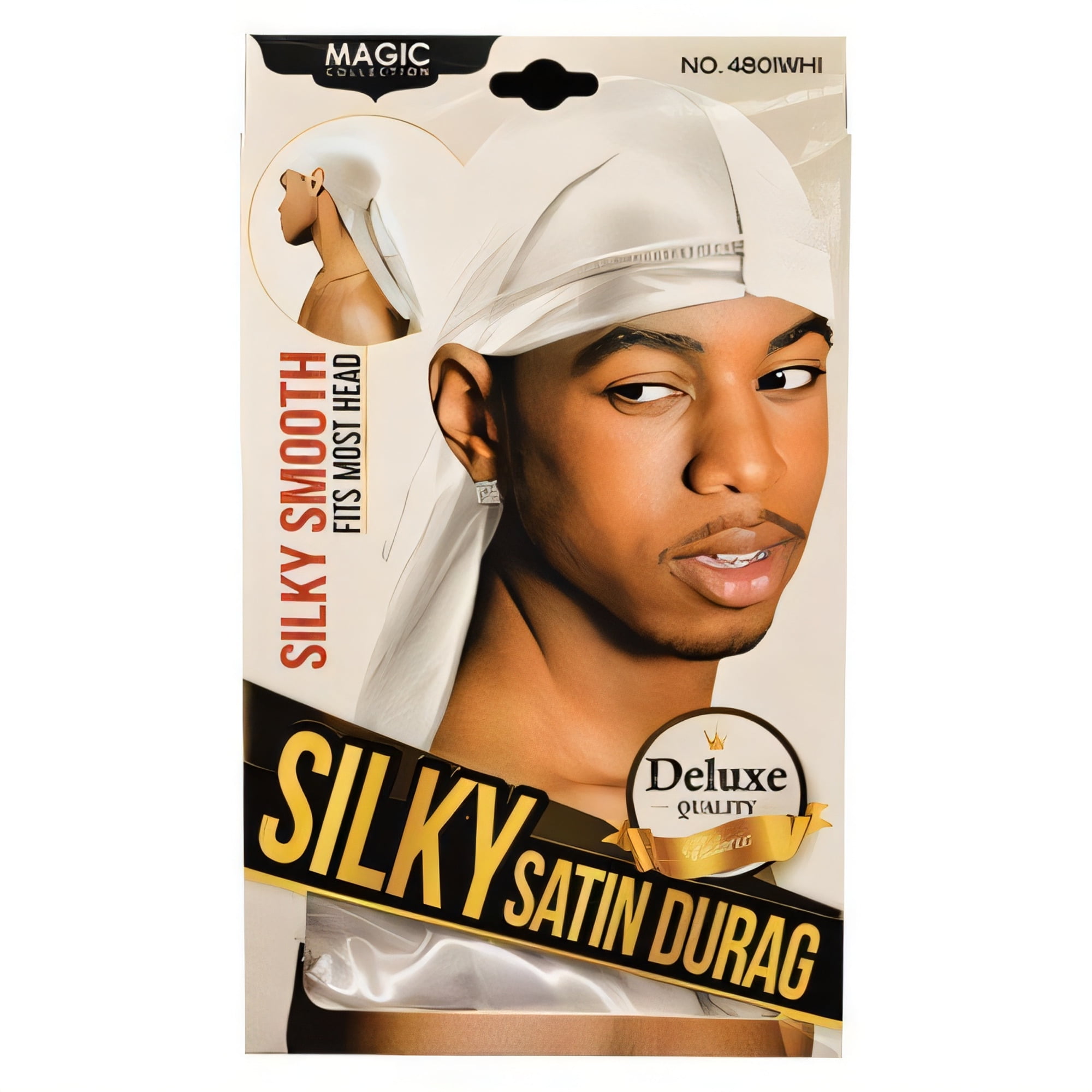 Qfitt Silky Smooth Deluxe Durag Assorted Colors - Gold - Walmart.com