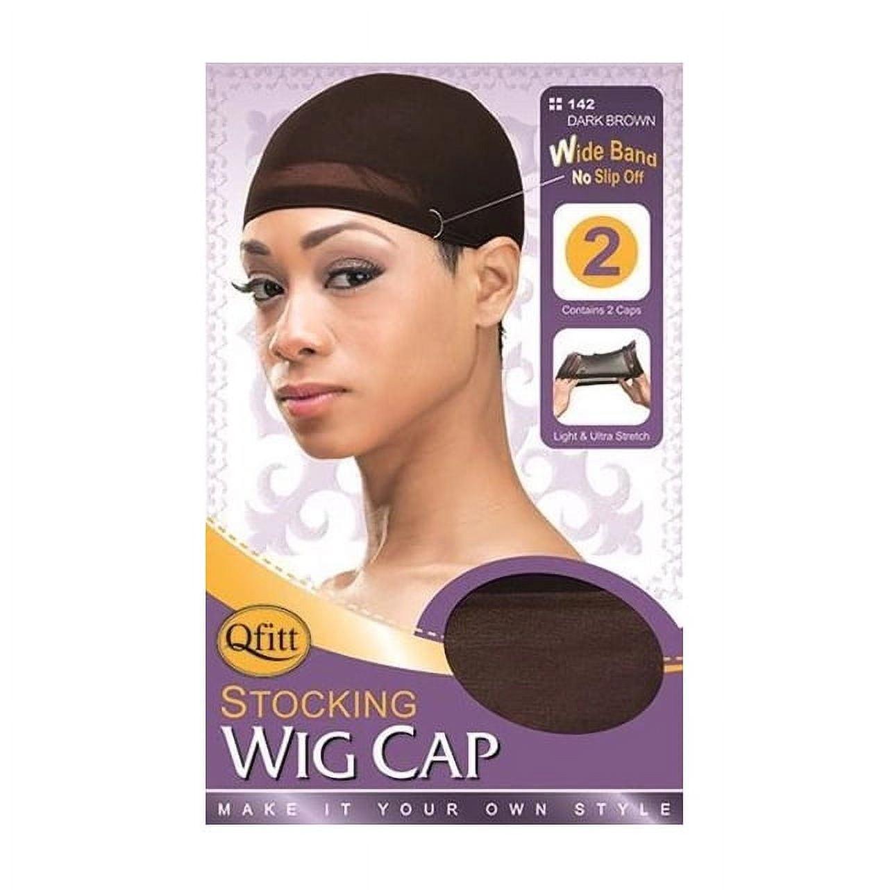 MM Headgear Stocking Wig Cap, 2/PK, Dark Brown - Walmart.com
