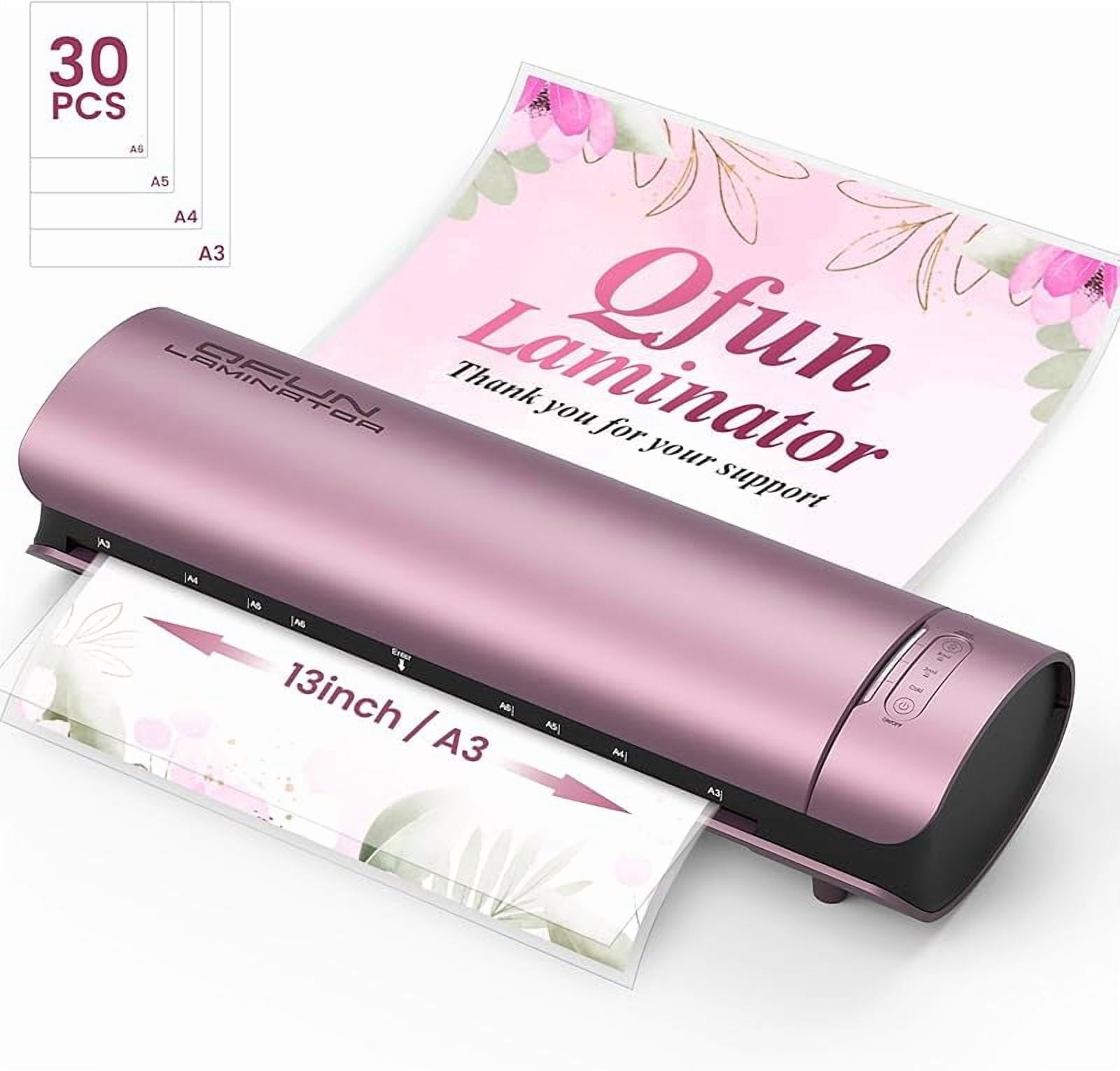 Qfun Laminator Machine 11x17 Cold Thermal Laminator，13 inch Laminating ...