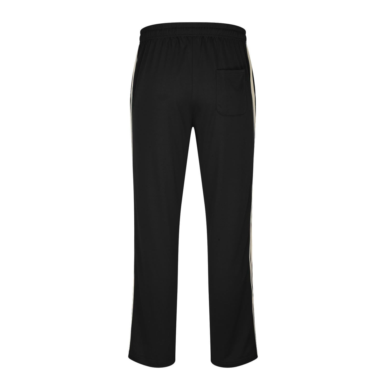 Qgtaibl Men's Athletic Pants Casual Elastic Waist Trackpants Loose ...