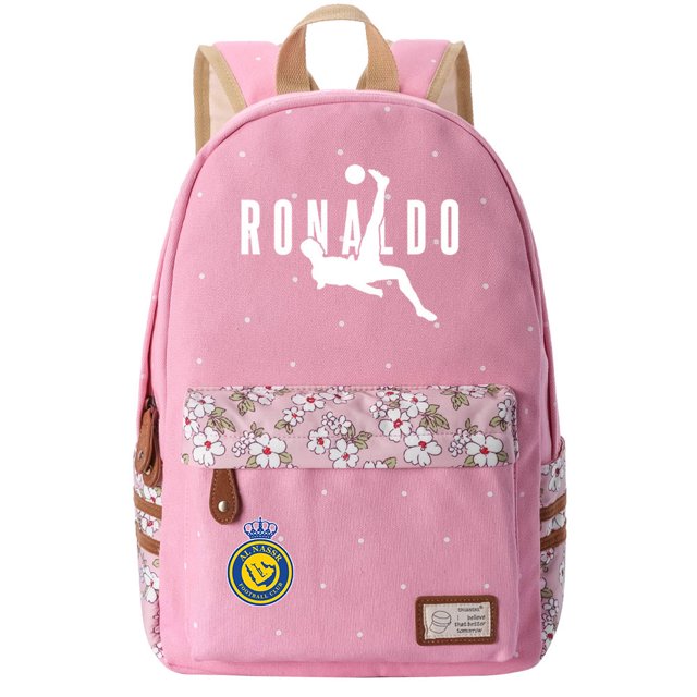 Qhelaa Cristiano Ronaldo Cartoon Backpack - Kids School Bag for Casual ...