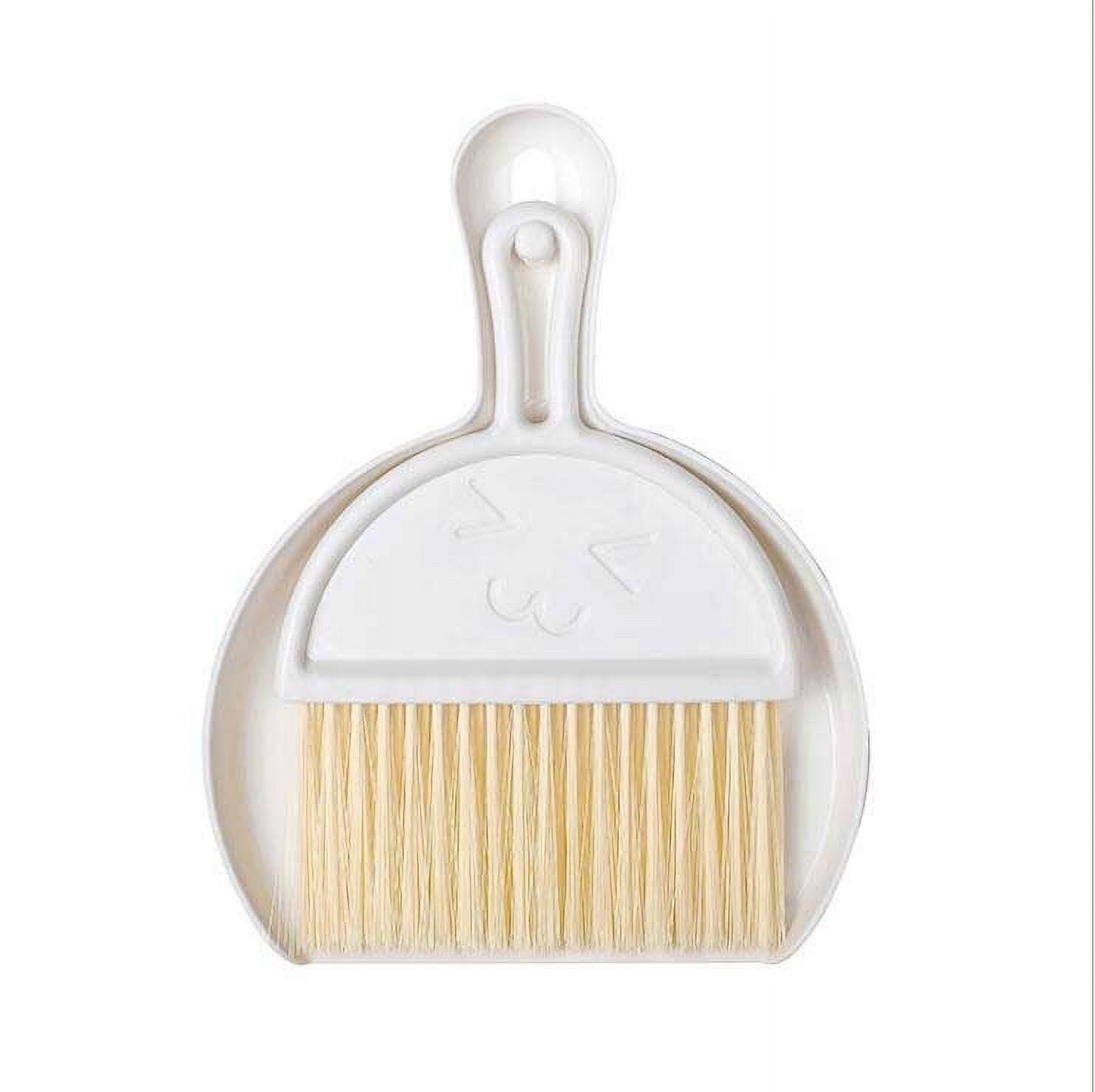 Qhnvtd Mini Desktop Broom and Dustpan Set, Small Cleaning Brush Set for ...
