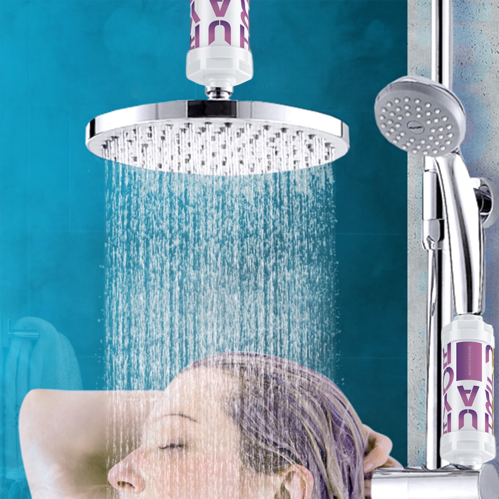 Qhnvtd Universal Shower Filter with VC Filtration, Multi-Stage Water ...