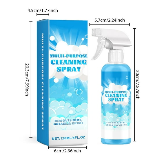 Qholemyo 120ml Rapid Penetration Cleaning Spray Multi Surface Cleaner ...