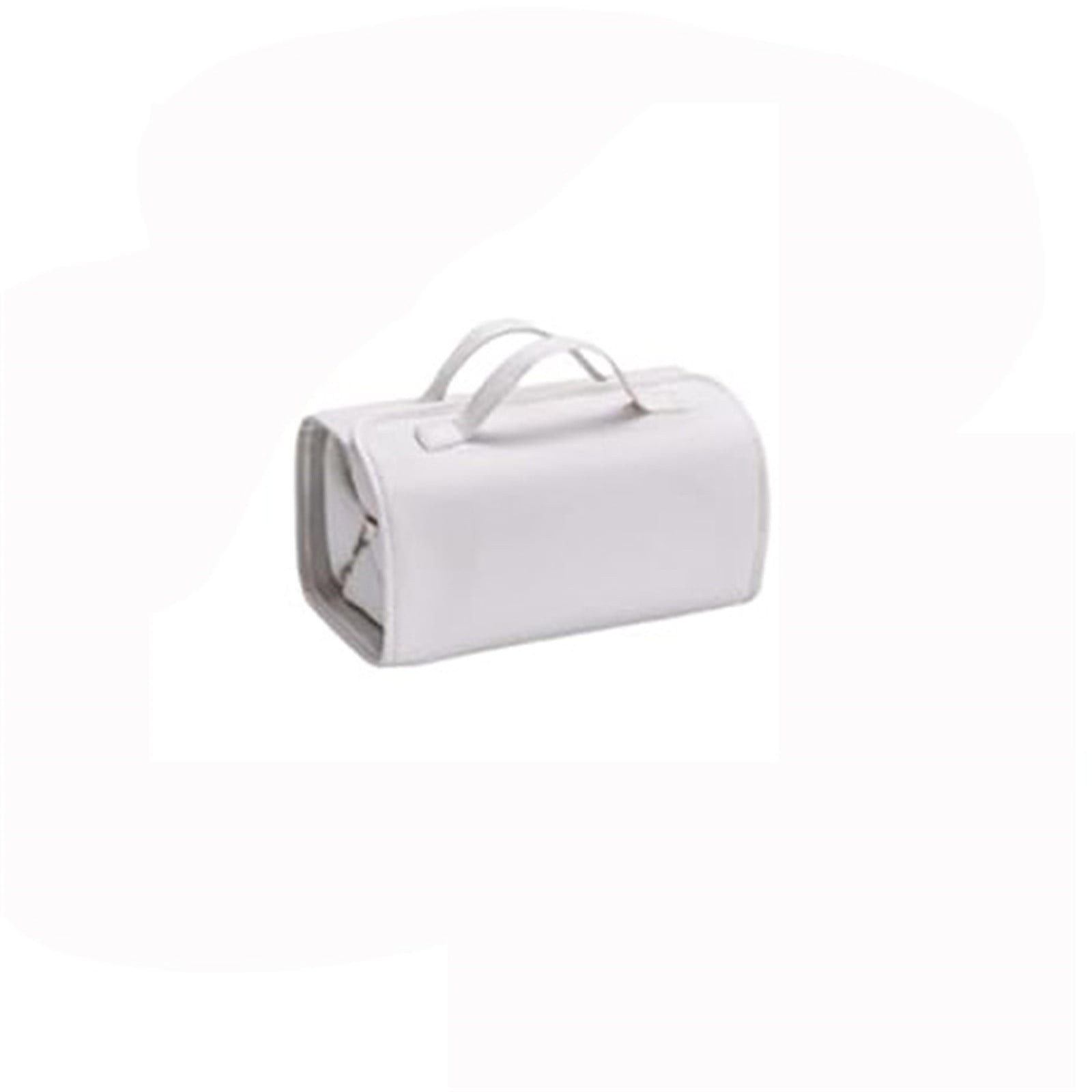 Qholemyo 4 In 1 Roll Up Leather Travel Toiletry Bag 4 Detachable Clear ...
